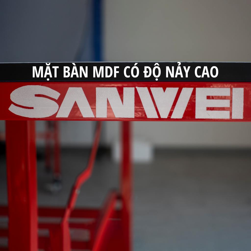 SANWEI TA-06 Rouge Indoor Table Tennis Table - SANWEI Sport