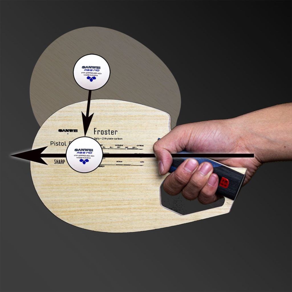 Sanwei Pistol Racket 10th Pre-Assemble Bat - SANWEI Sport