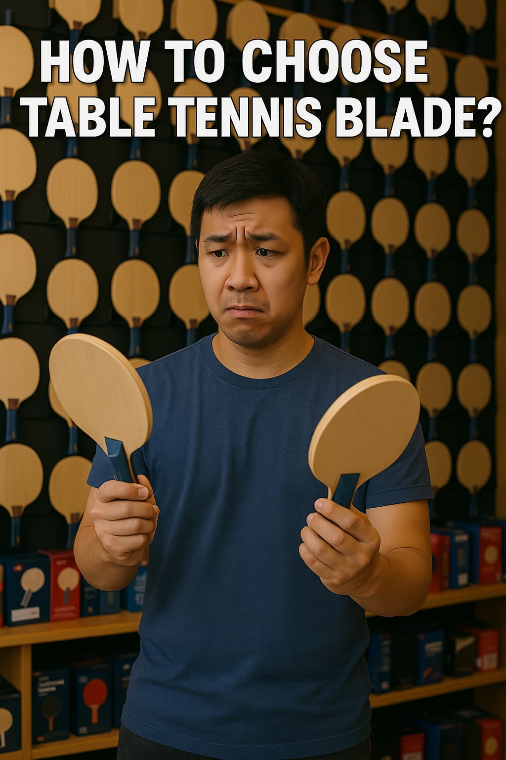 How to choose table tennis blade fit you, here is the answer. - SANWEI ...